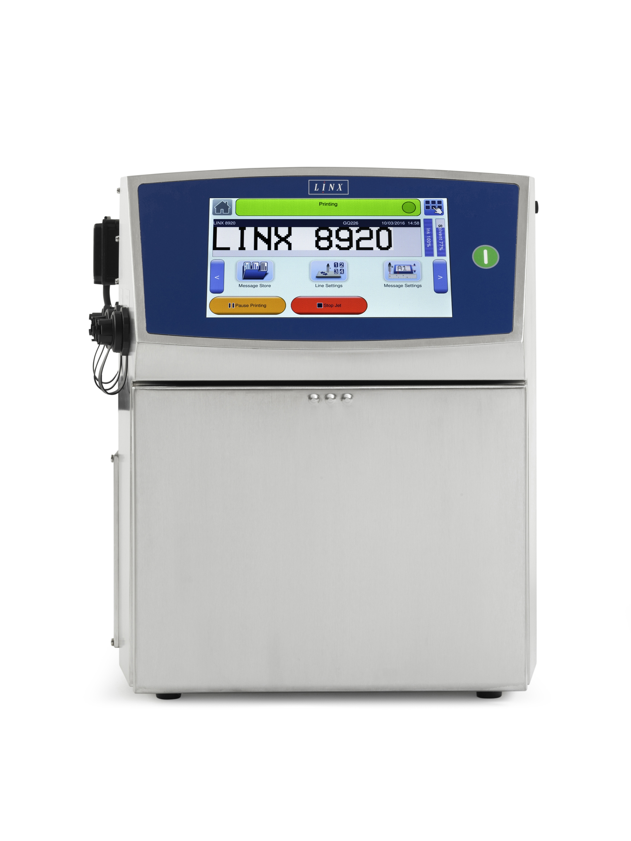 Kleinkarakter inkjetprinter (CIJ) Linx 8920 | Presa