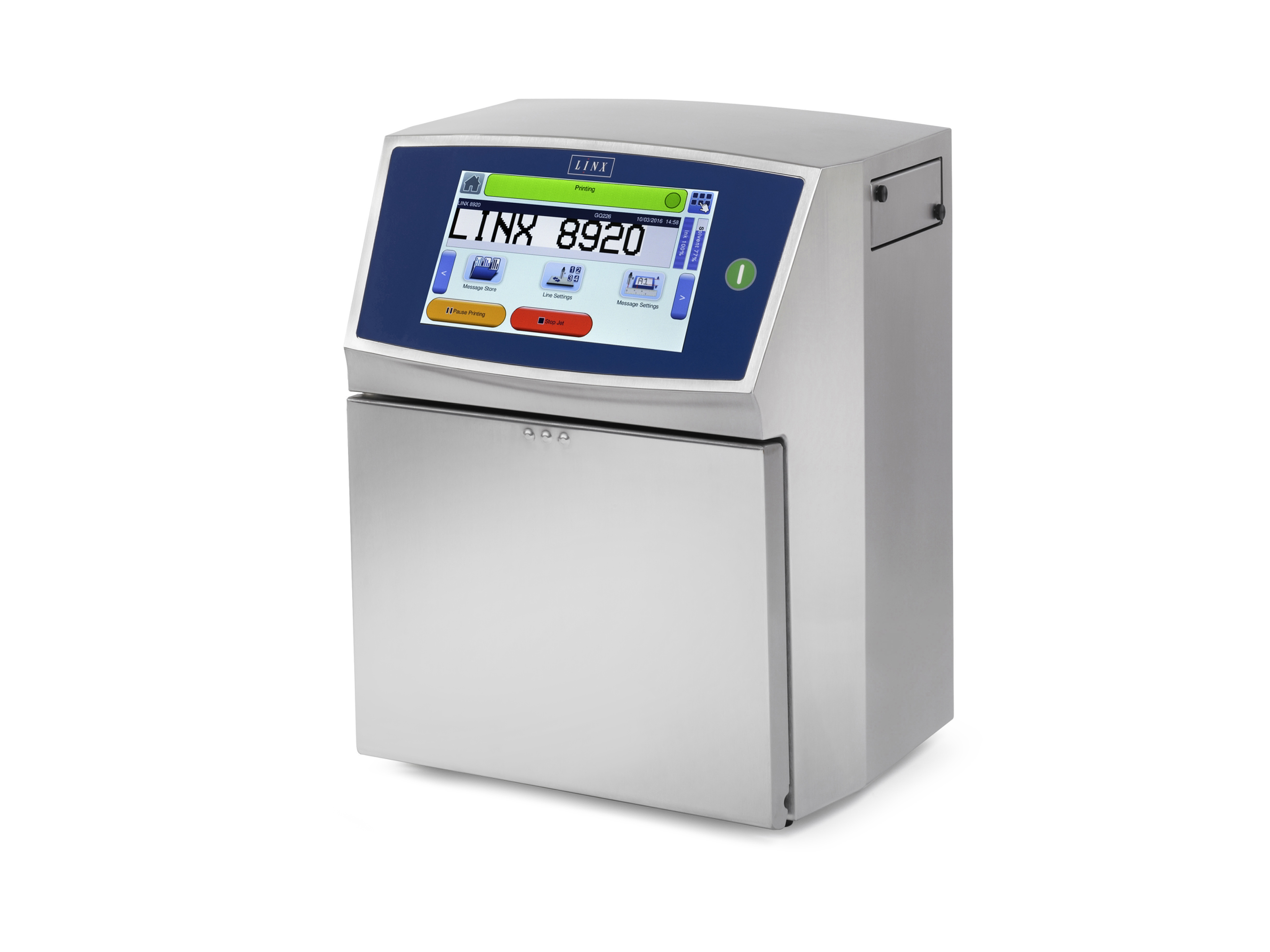 Kleinkarakter inkjetprinter (CIJ) Linx 8920 | Presa