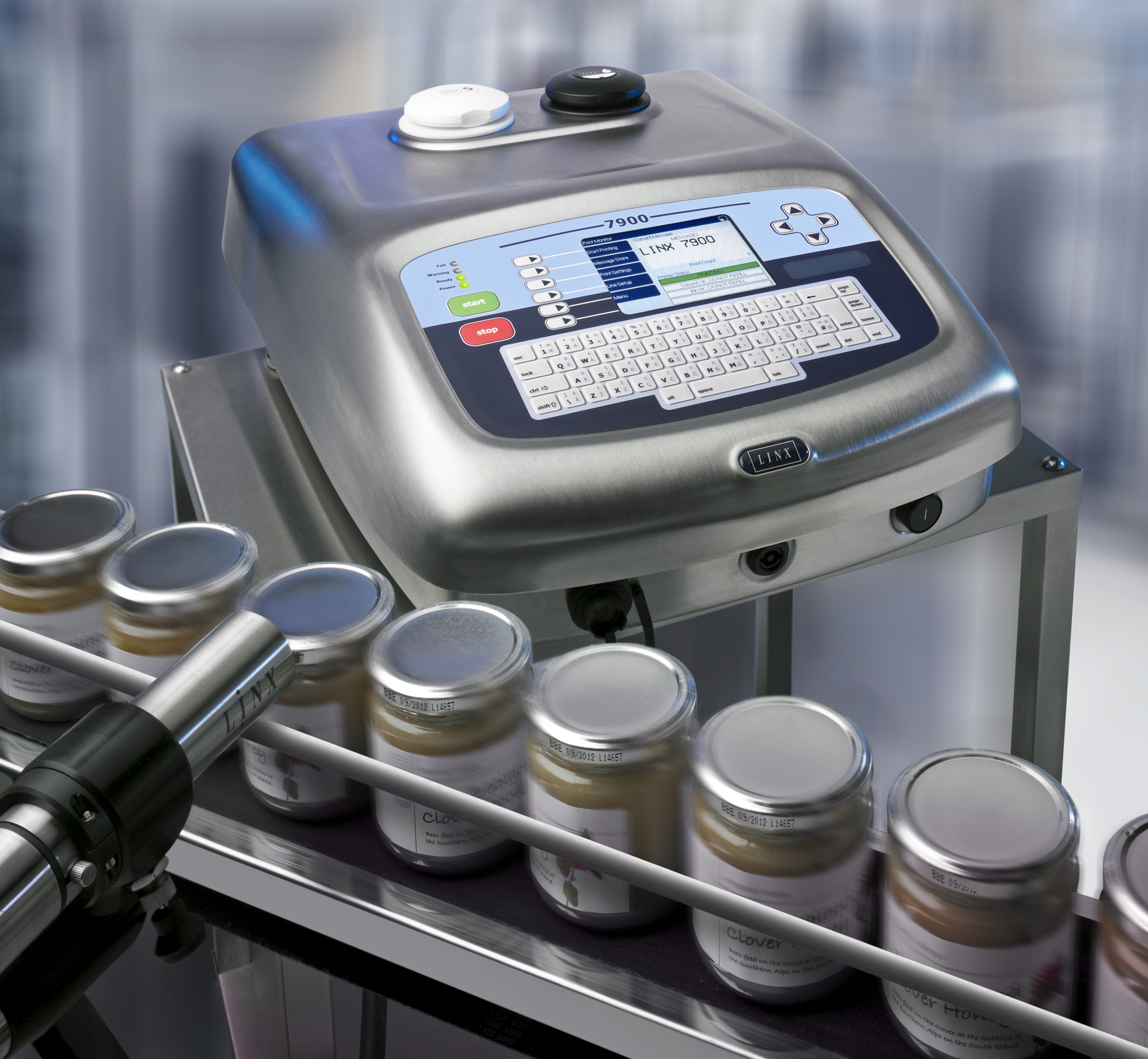 Marquage jet d'encre (CIJ) petits caractères - Linx 7900